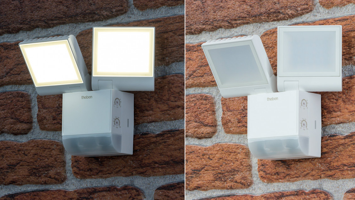 theLeda S LED-straler met bewegingsmelder | Theben AG