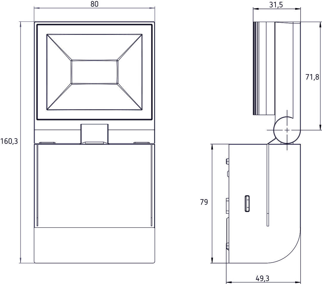 theLeda S10L WH | theLeda S | LED stralers | Theben
