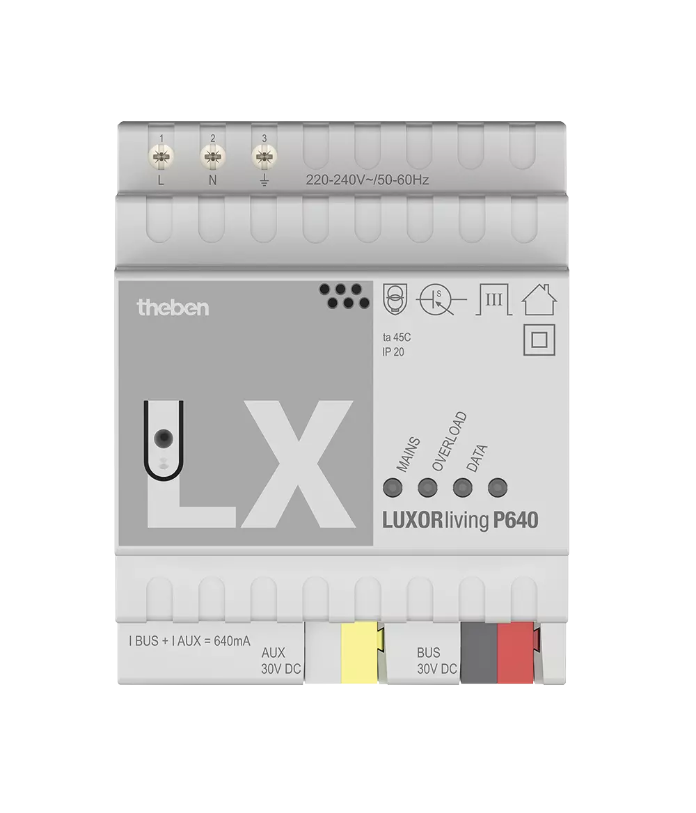 LUXORliving P640 | Systeemapparatuur en pakketten | Smart Home | Theben